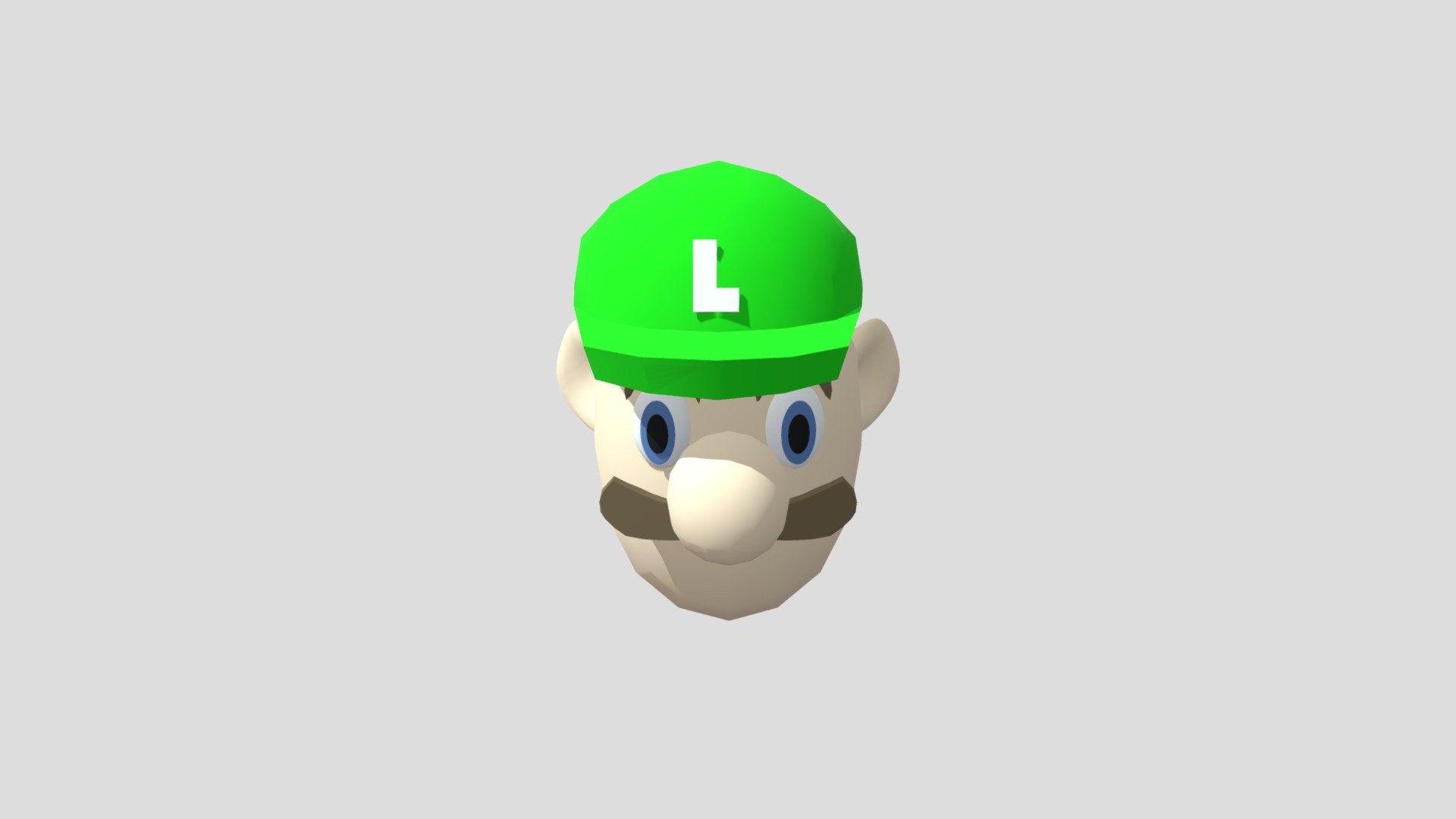 Luigi Character Blockout - Download Free 3D model by 3DAlbayati ...