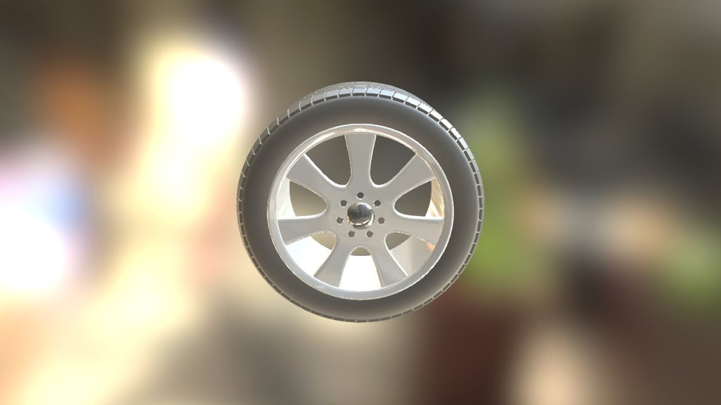 Sports Car Tire - 3D model by Stirling Goetz (@futurehack) [5aa28b2 ...