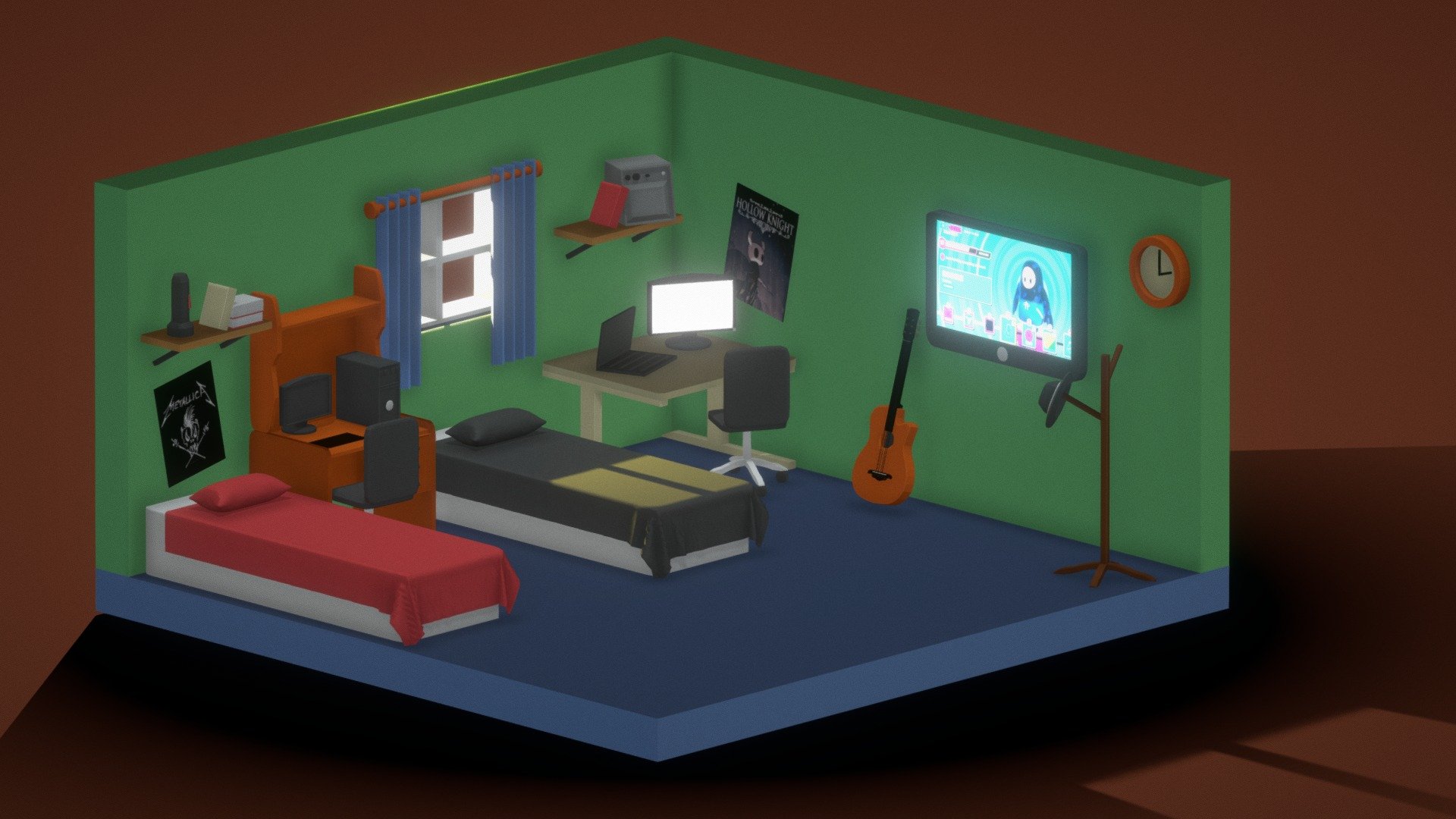 My Isometric Room - 3D model by Marlon Dandelion (@dandelionseth ...