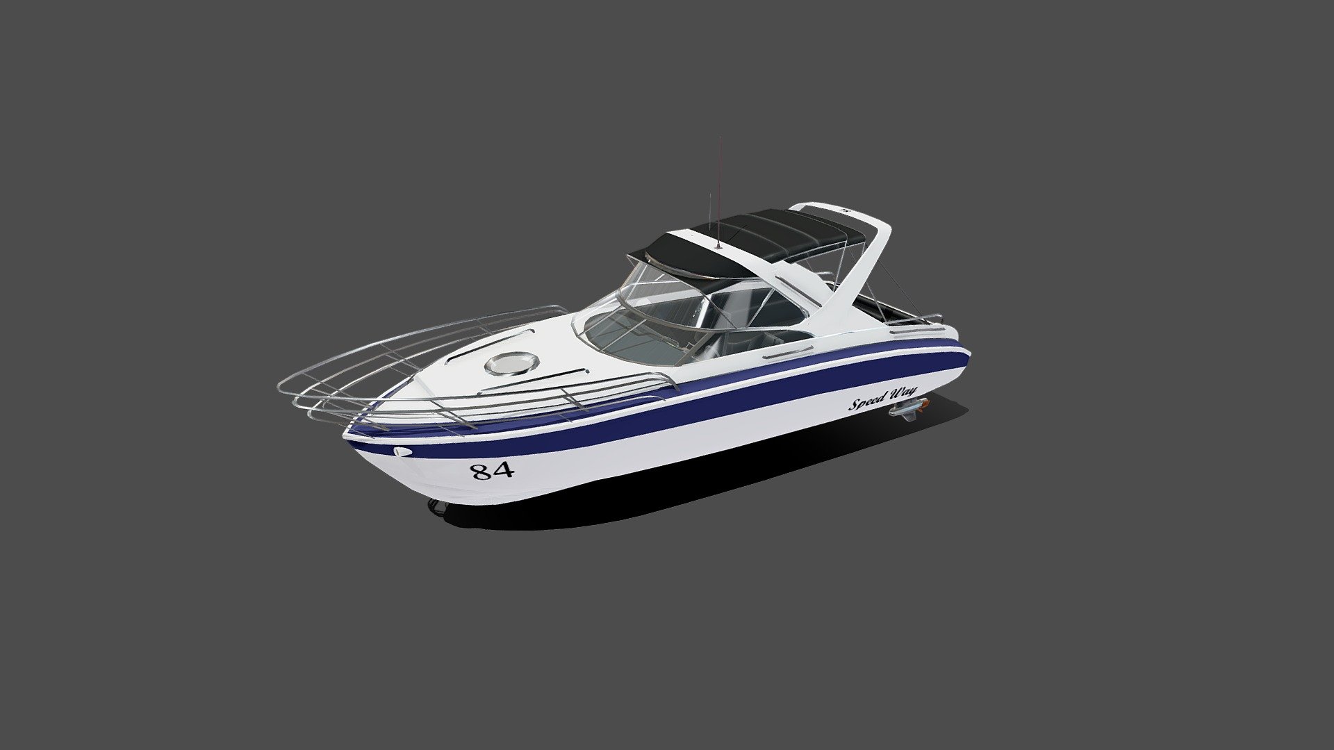 Speedboat - Buy Royalty Free 3D model by MaX3Dd [5aa634d] - Sketchfab Store