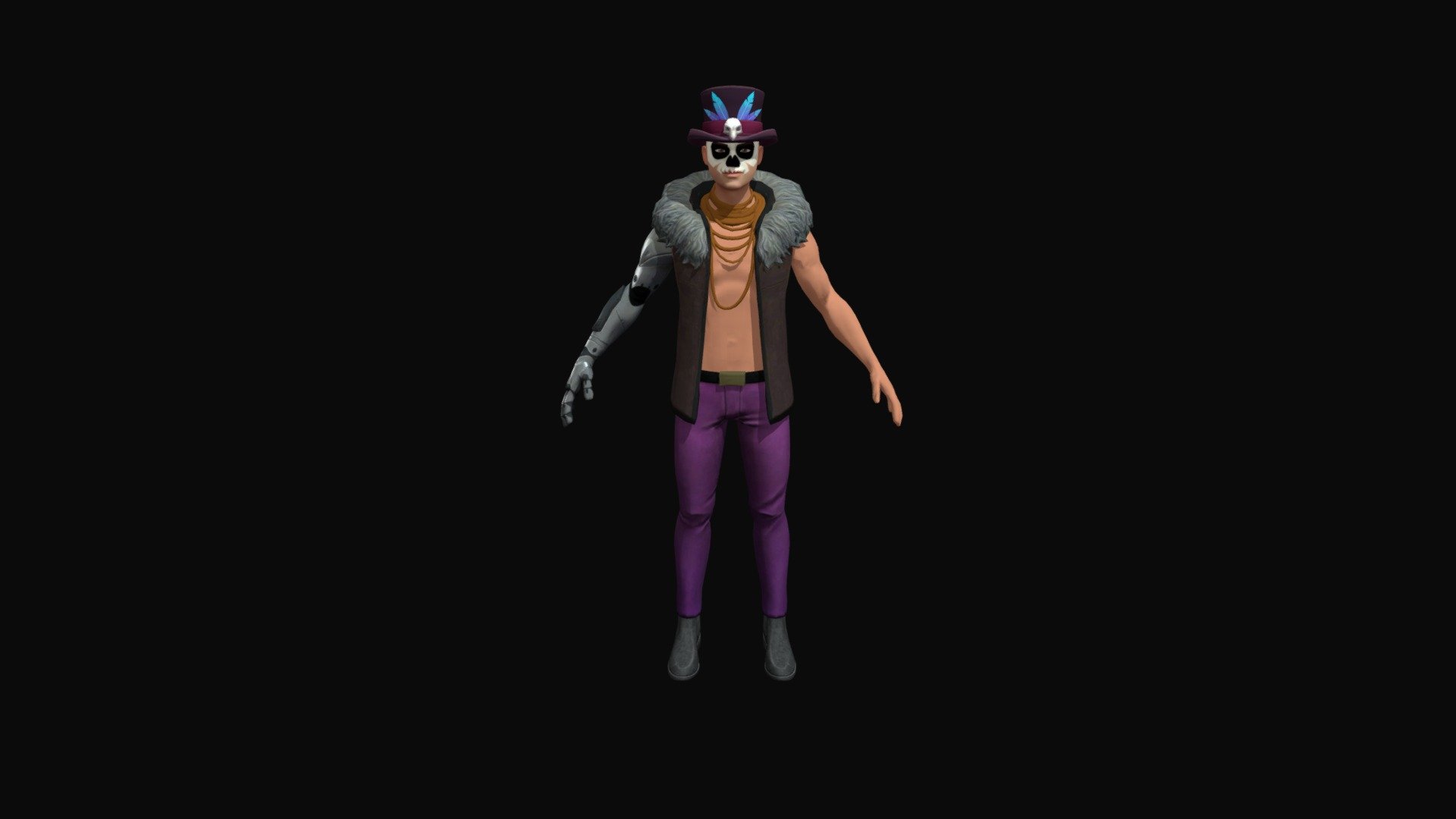 A man from the future - Download Free 3D model by BELAZ (@asset_for ...