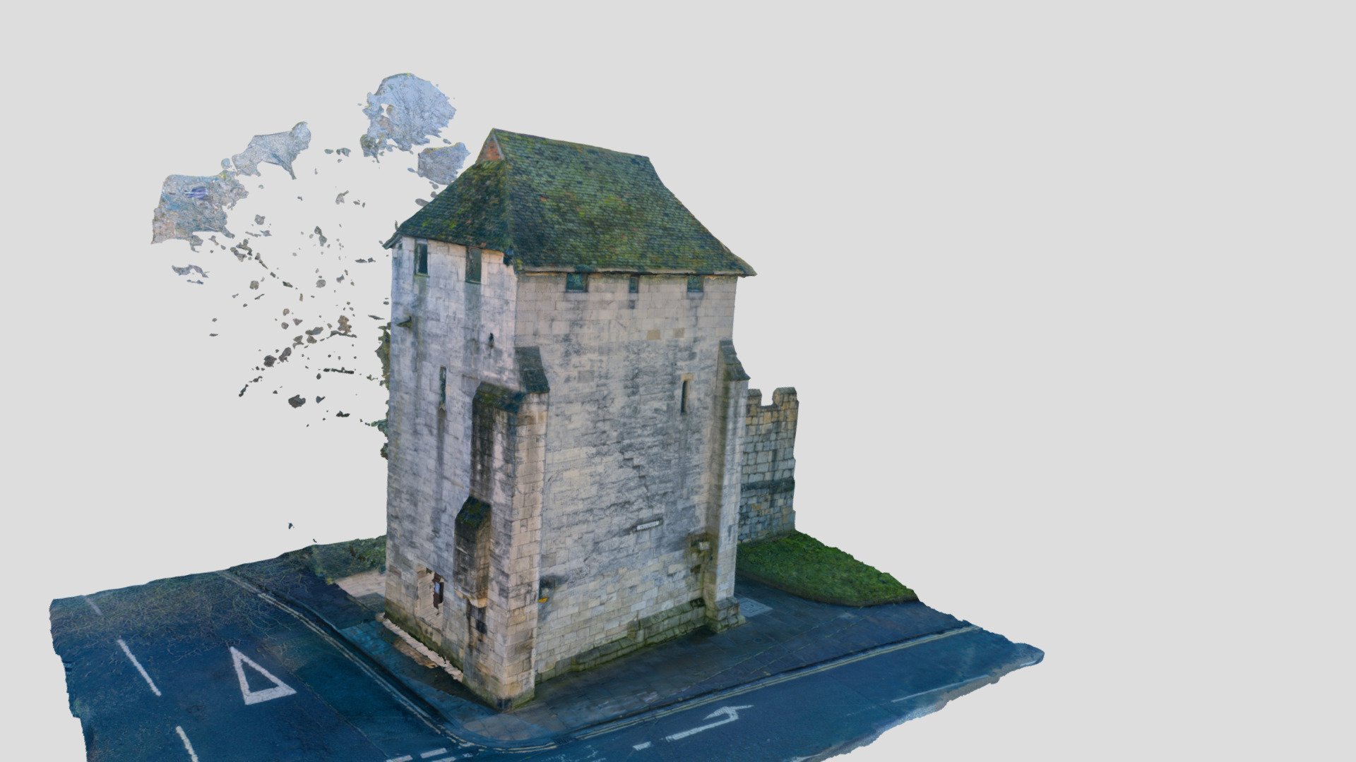 Postern Tower - 3D model by skyfilming [5aa9886] - Sketchfab