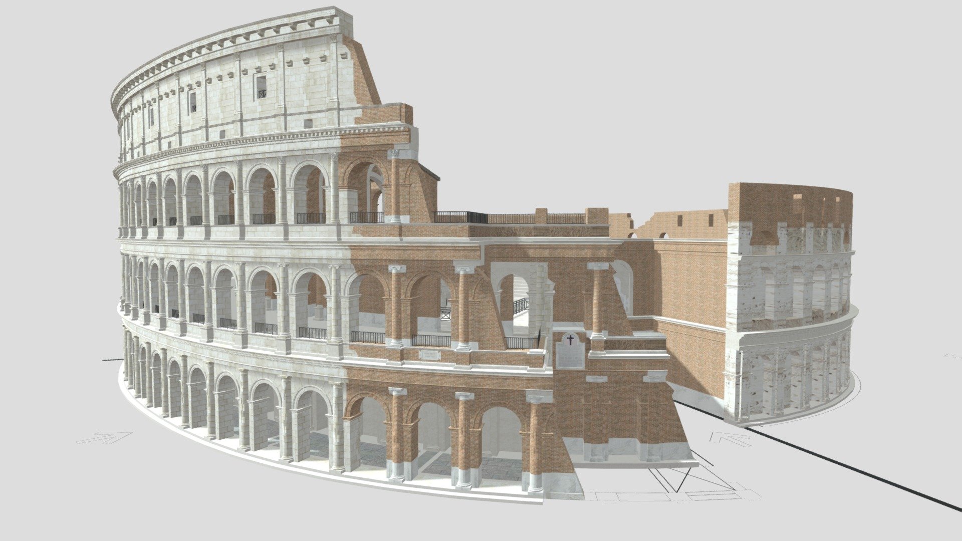 Colosseo - 3D model by Sesir [5aa9d4e] - Sketchfab