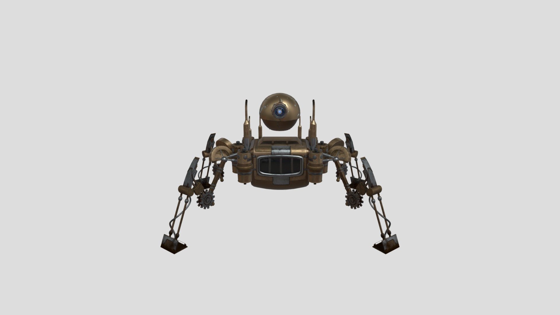 Robot 4 - 3D model by big boi Nick (@nickiscool2211) [5aaa027] - Sketchfab