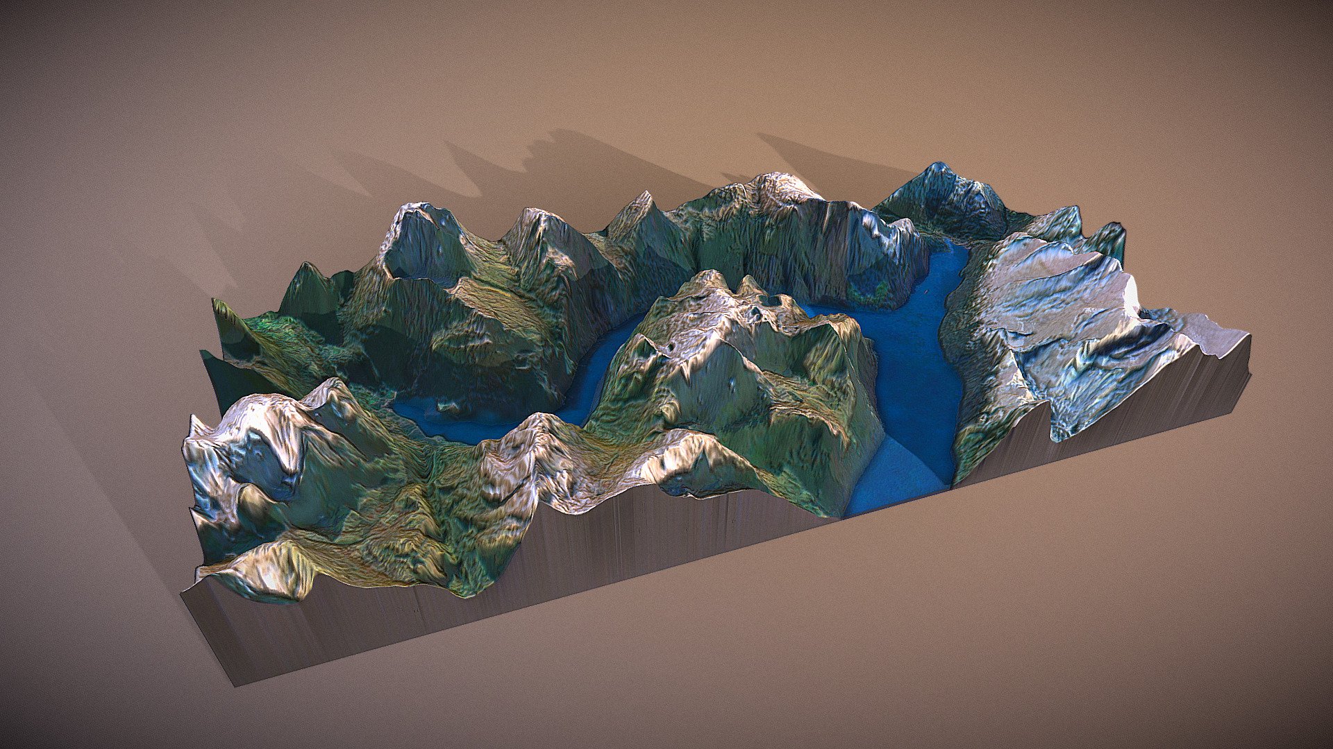 Geirangerfjord, Norway - 3D model by Ga7ahad [5aab1cf] - Sketchfab