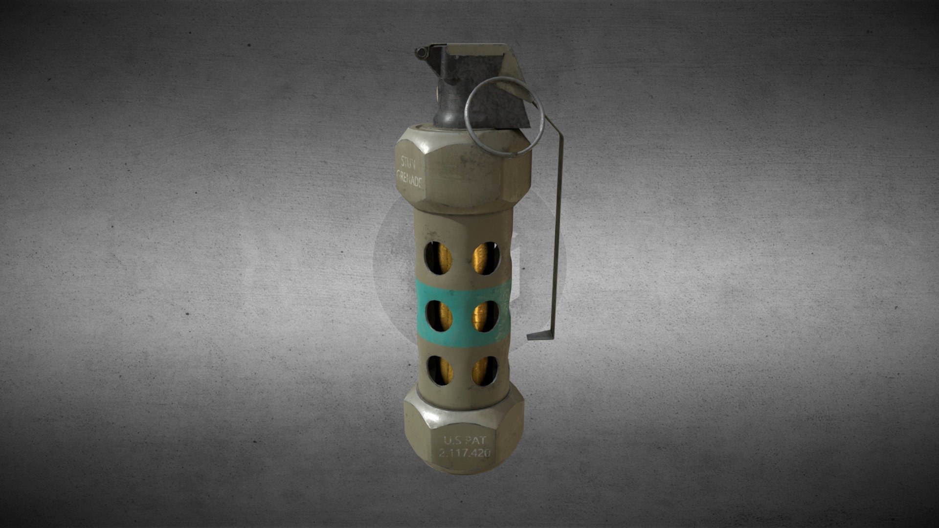 M-84 "Flashbang" Stun Grenade - 3D model by NoDubstepHere [5aab75b ...