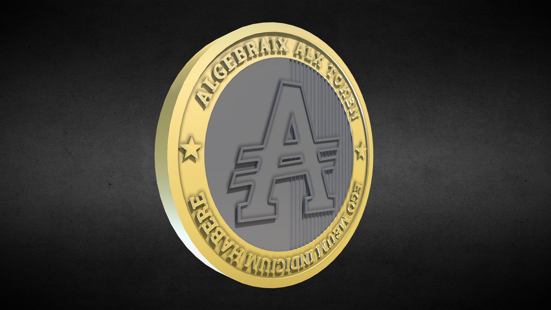 ALX Crypto Token - 3D model by Joey (@joeyj) [5aac378] - Sketchfab