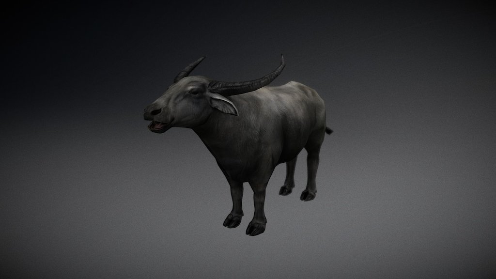 Water Buffalo Low Poly Mobile - 3D model by Agnieszka Talik (@agatalik ...