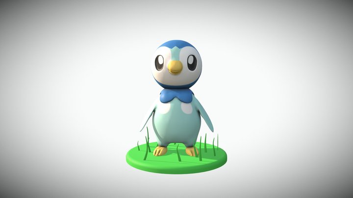 Piplup 3D models - Sketchfab