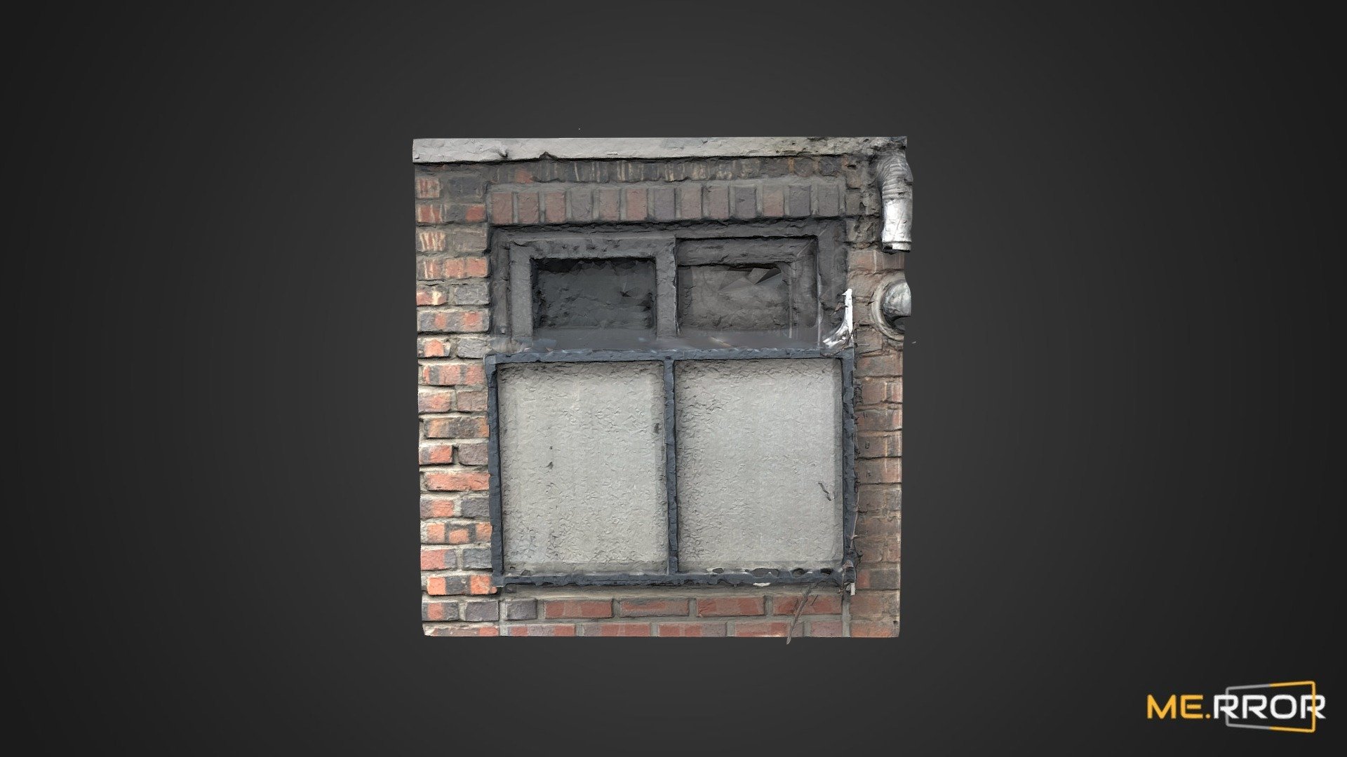Korean Window with Brick Wall 11 - Buy Royalty Free 3D model by ME.RROR ...