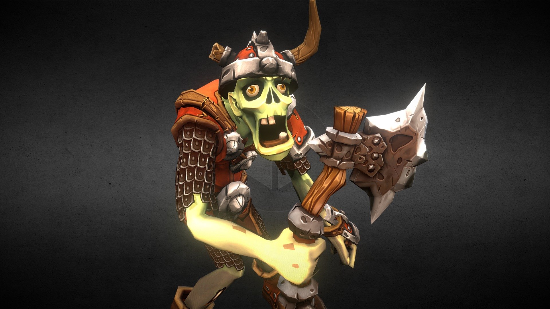 Zombie Warrior - 3D model by polynext [5ab37d7] - Sketchfab