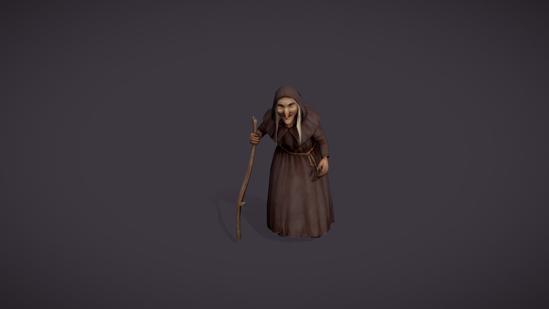 Old witch - 3D model by cattleya [5ab6213] - Sketchfab