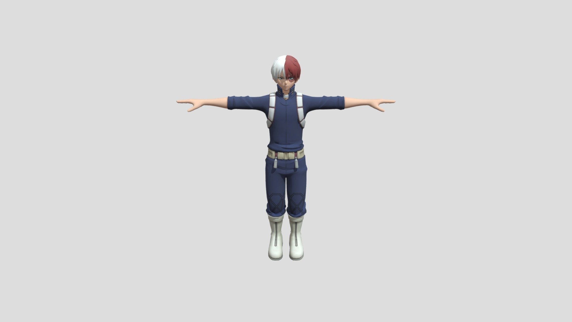 Shoto Todoroki (Hero Costume) - Download Free 3D model by Tigerar1 ...