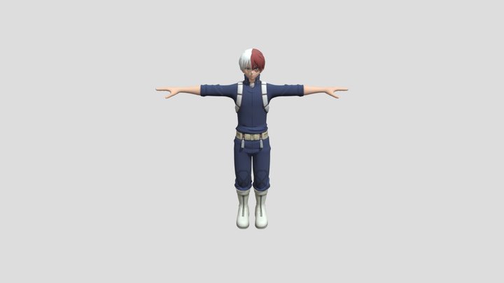 Todoroki 3D models - Sketchfab