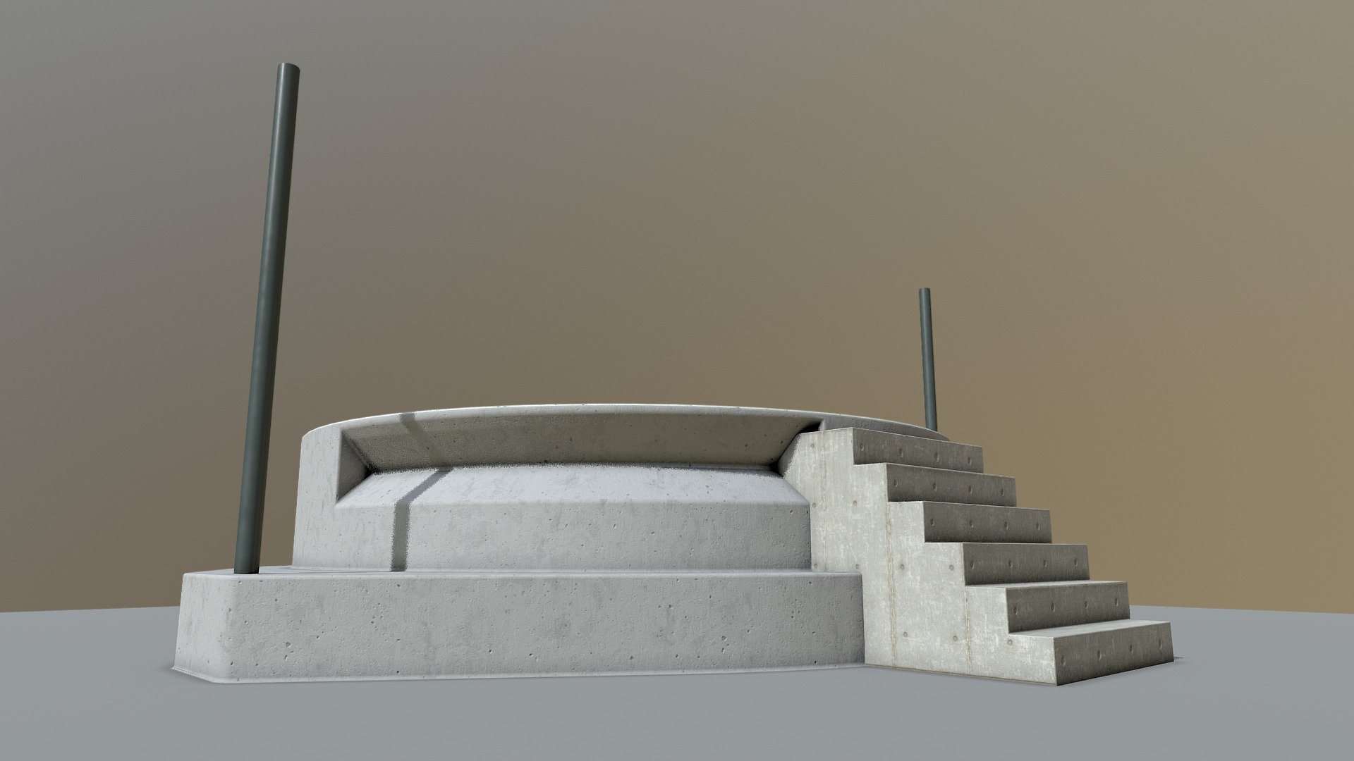 Podium Test 001 - 3D model by taras.maykovych [5ab80ab] - Sketchfab