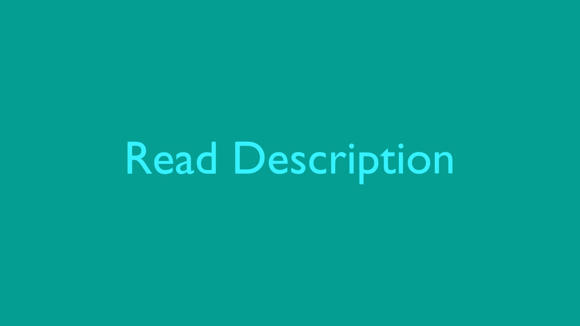 Read Description - 3D model by Calfan [5ab9b8f] - Sketchfab