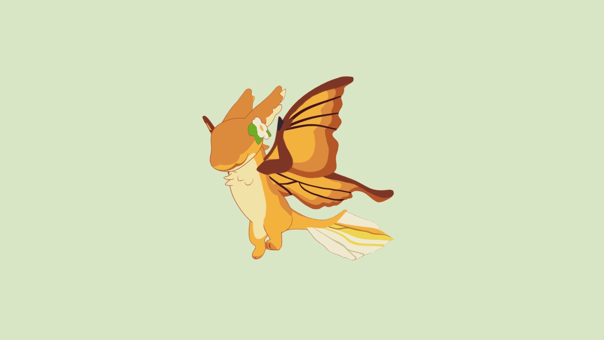 Butter flying - 3D model by Lourila [5aba051] - Sketchfab