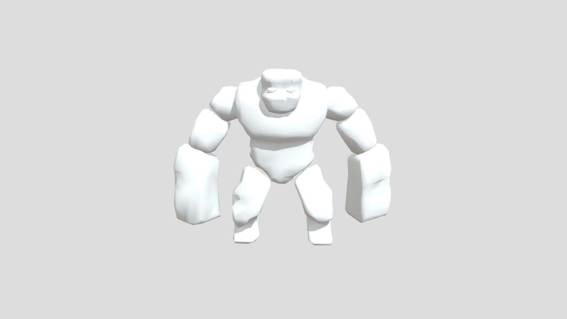 Stone Creature - 3D model by theperfectpixels [5abb35c] - Sketchfab