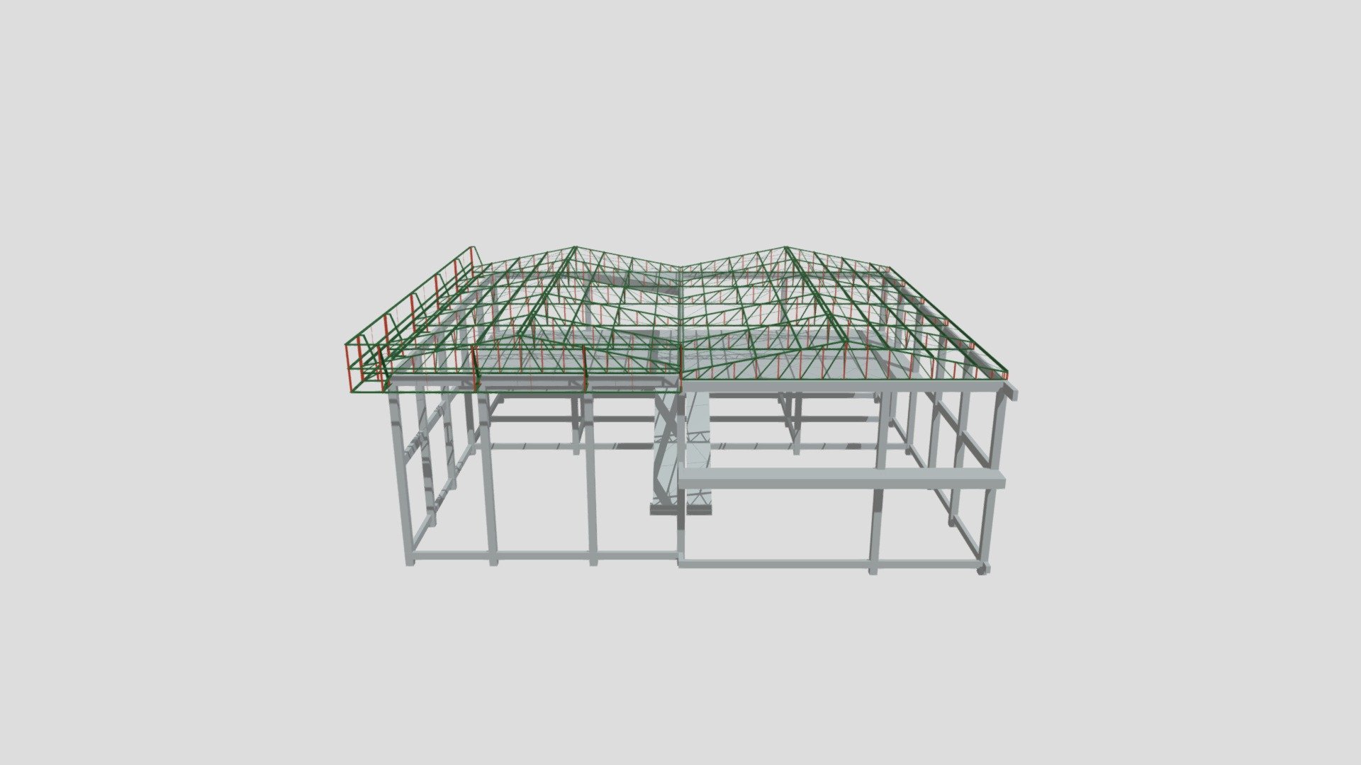 Galpão Sinop MT - 3D model by Jefferson-Falcao [5abbad4] - Sketchfab
