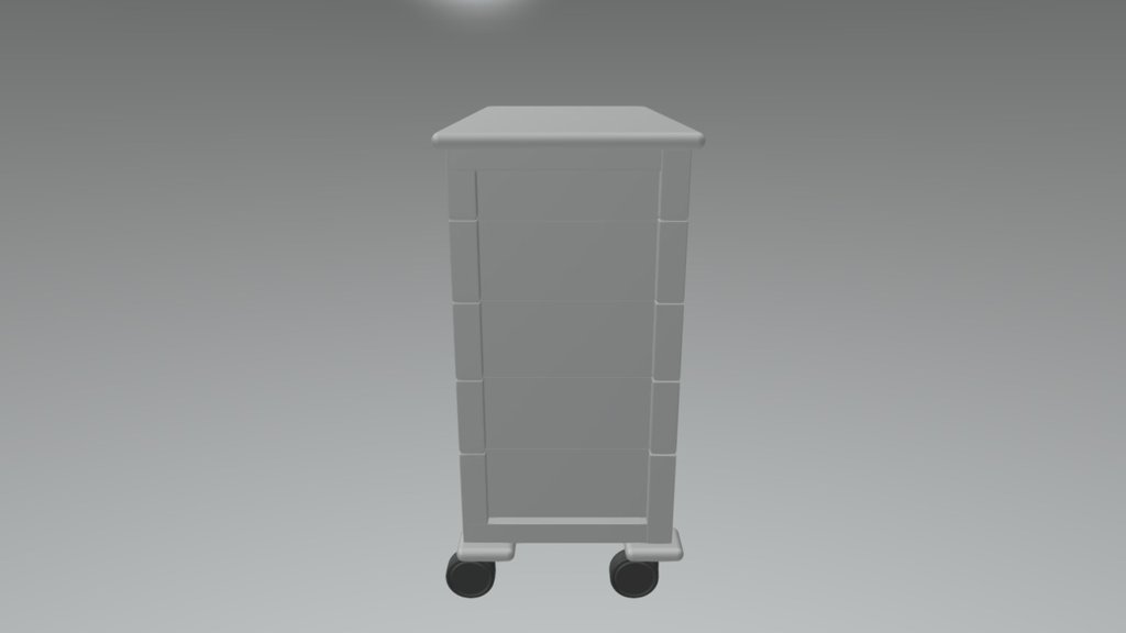 Herman Miller Lockers Medication Cart - 3D model by jmarinhospi ...