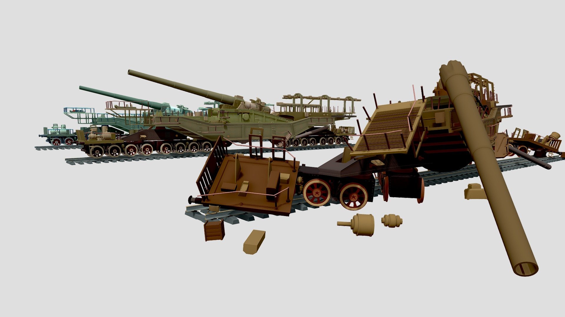 XYZ_HW7_Damage_Railbased_Howitzer - 3D model by Alexey Voight ...