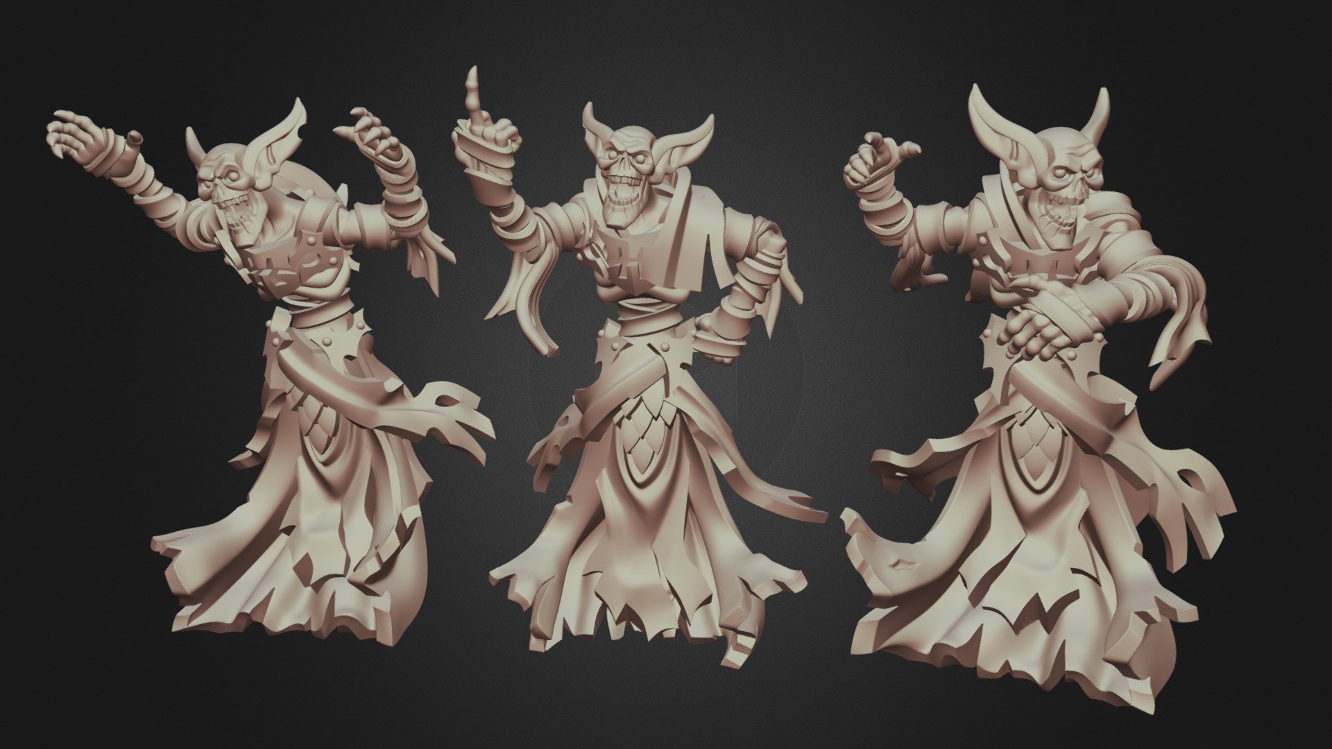 Ghosts - Buy Royalty Free 3D model by mcreal.tech [5abe221] - Sketchfab ...
