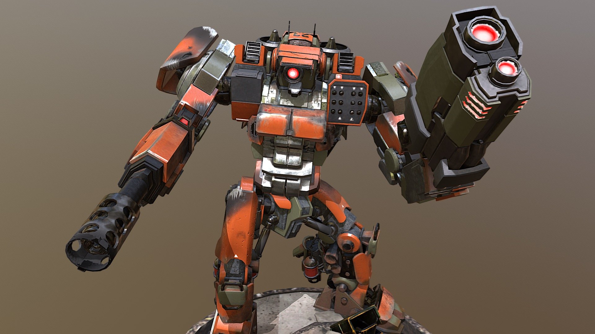 Mech Protector - Mark 23 - 3D model by Elliot Billington Student ...