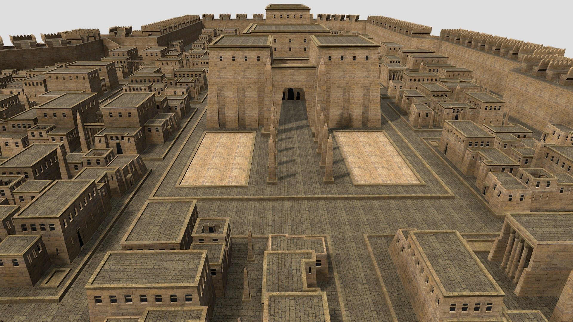 Ancient Egyptian City Reconstruction