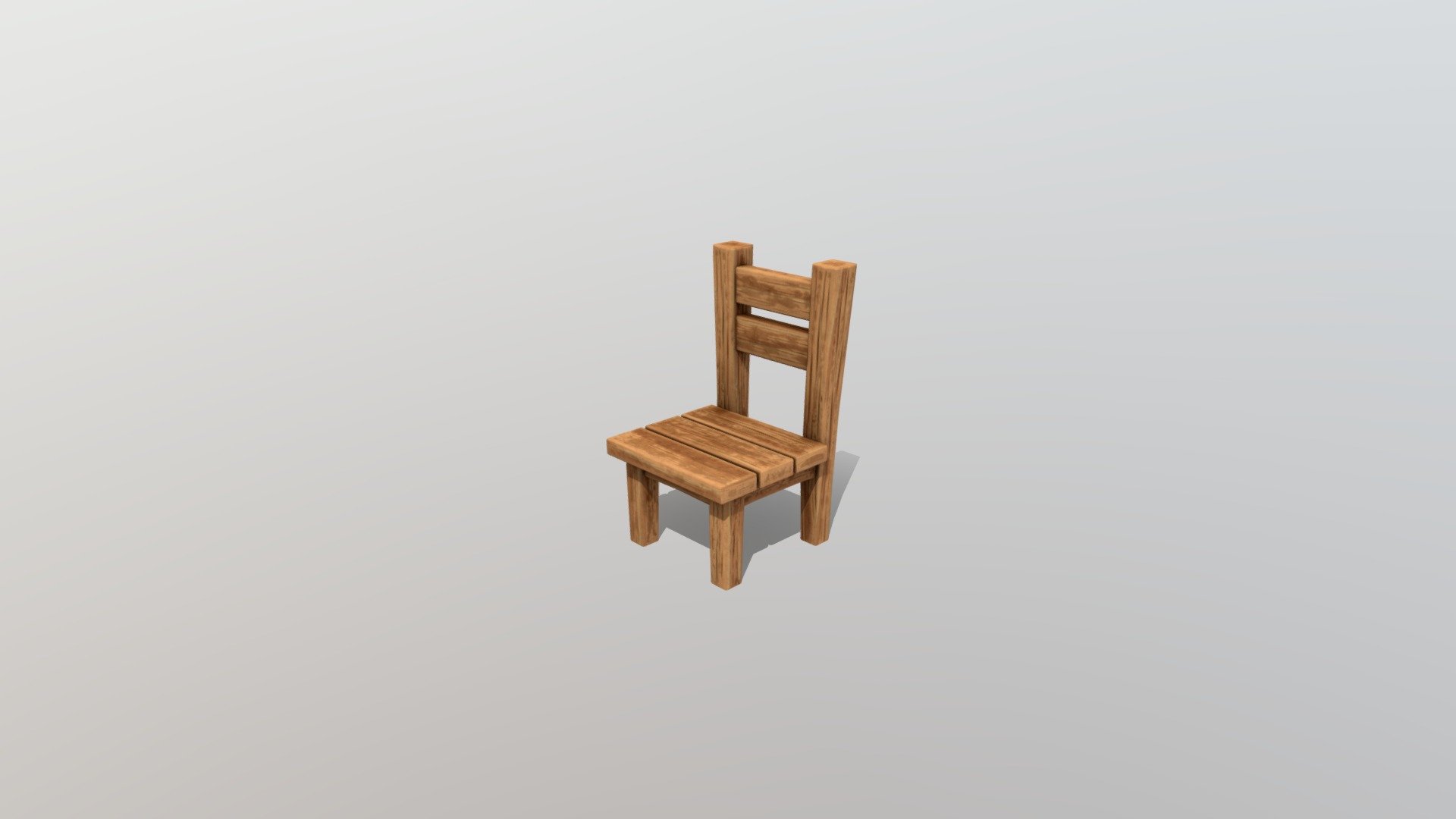 Stylized Wooden Chair - Download Free 3D model by meg.megi80 [5ac31ac ...