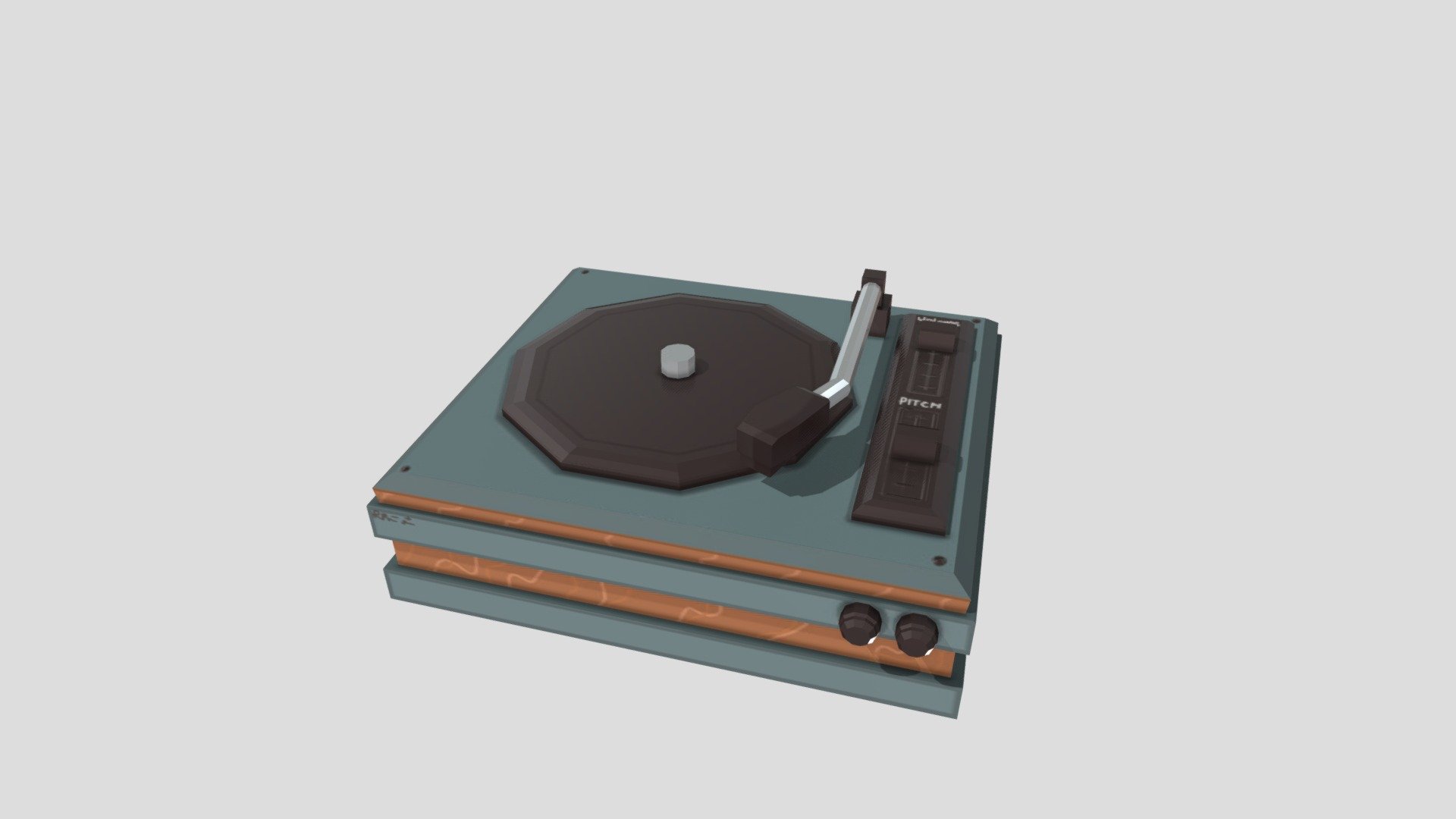 Record player - 3D model by Produce (@Producee) [5ac378b] - Sketchfab