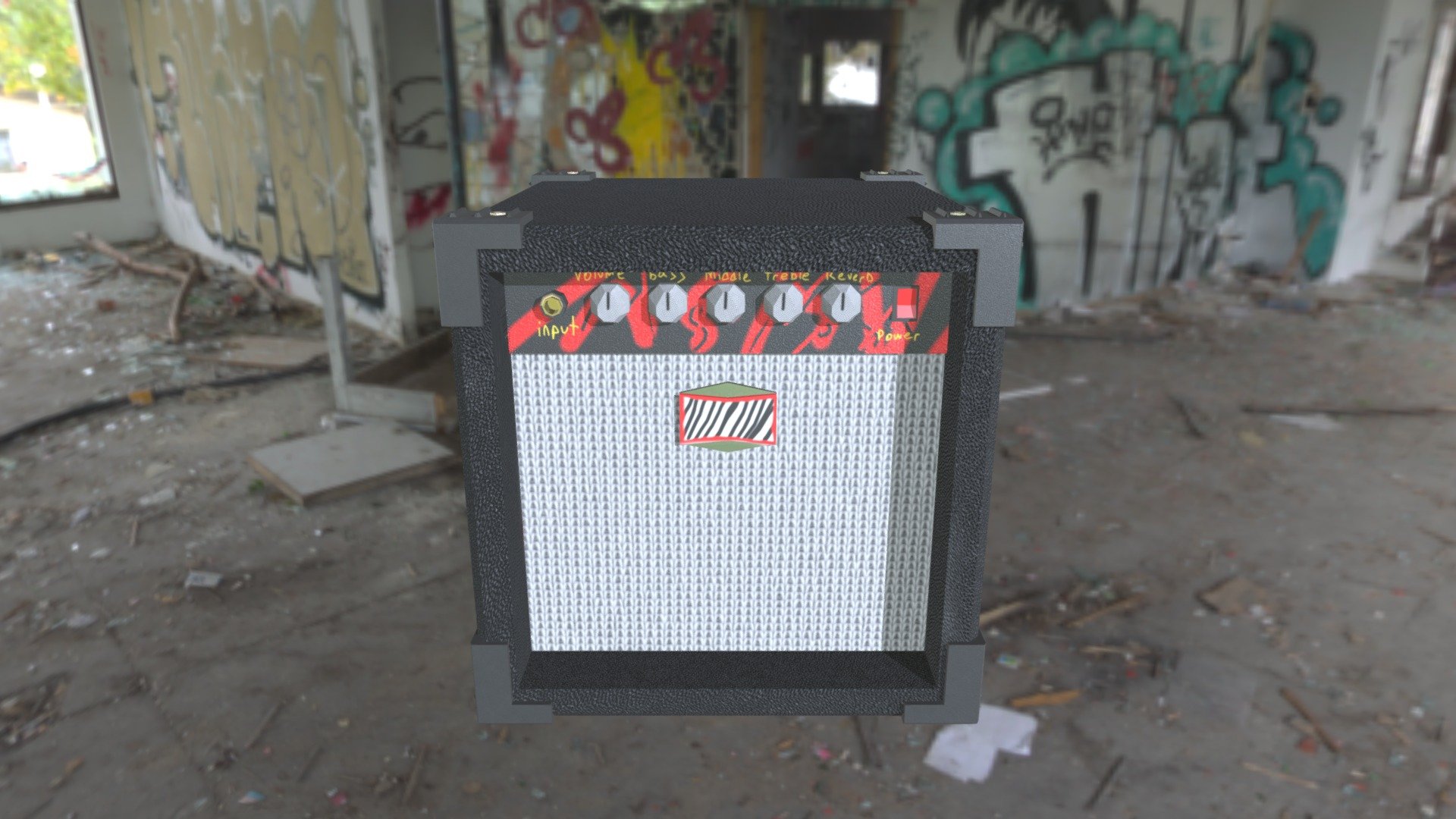 Guitar Amp - 3D model by narchl [5ac6387] - Sketchfab