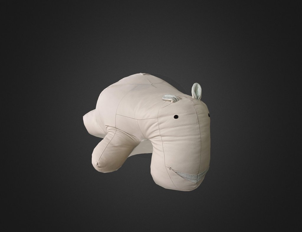Leather Hippo Footrest - 3D model by grimmx [5ac76c1] - Sketchfab