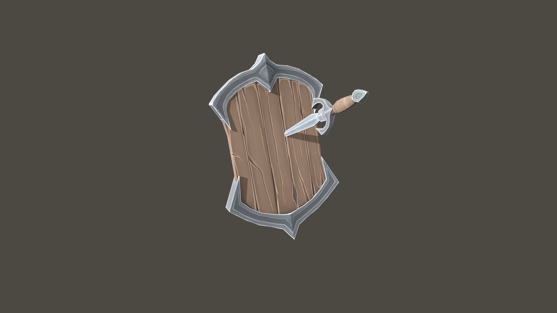 Stylized shield - 3D model by ema_suckrova [5ac76cc] - Sketchfab