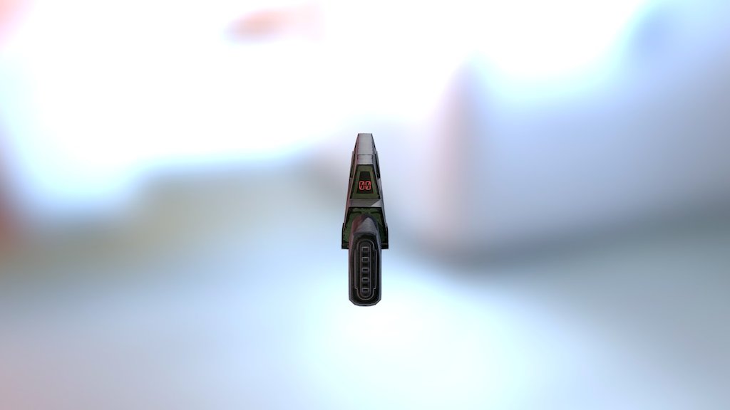 Pulse Rifle Whole - 3D model by willhenniker [5ac8804] - Sketchfab