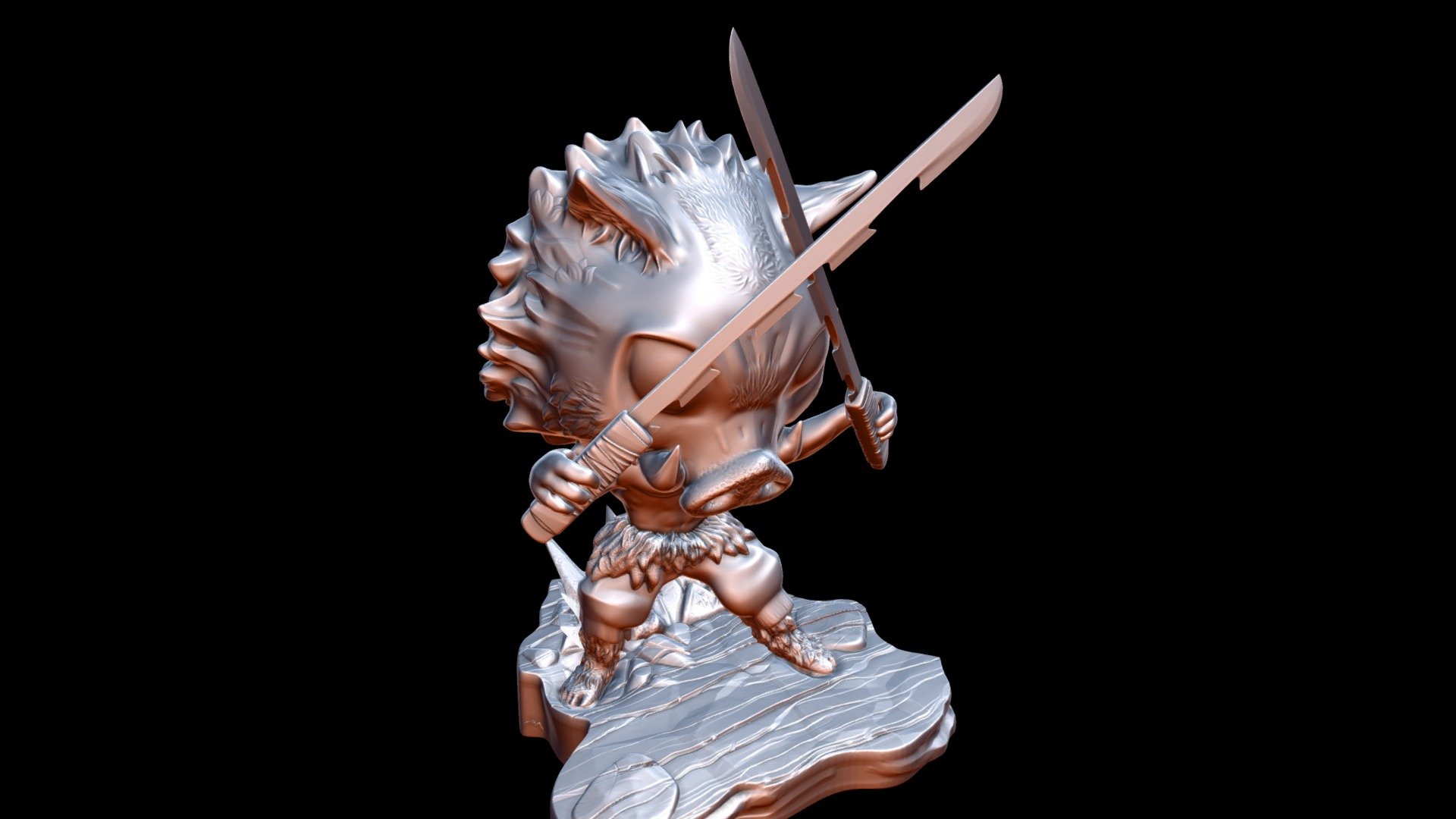 Inosuke Hashibira Demon Slayer: Kimetsu no Yaiba - 3D model by ...