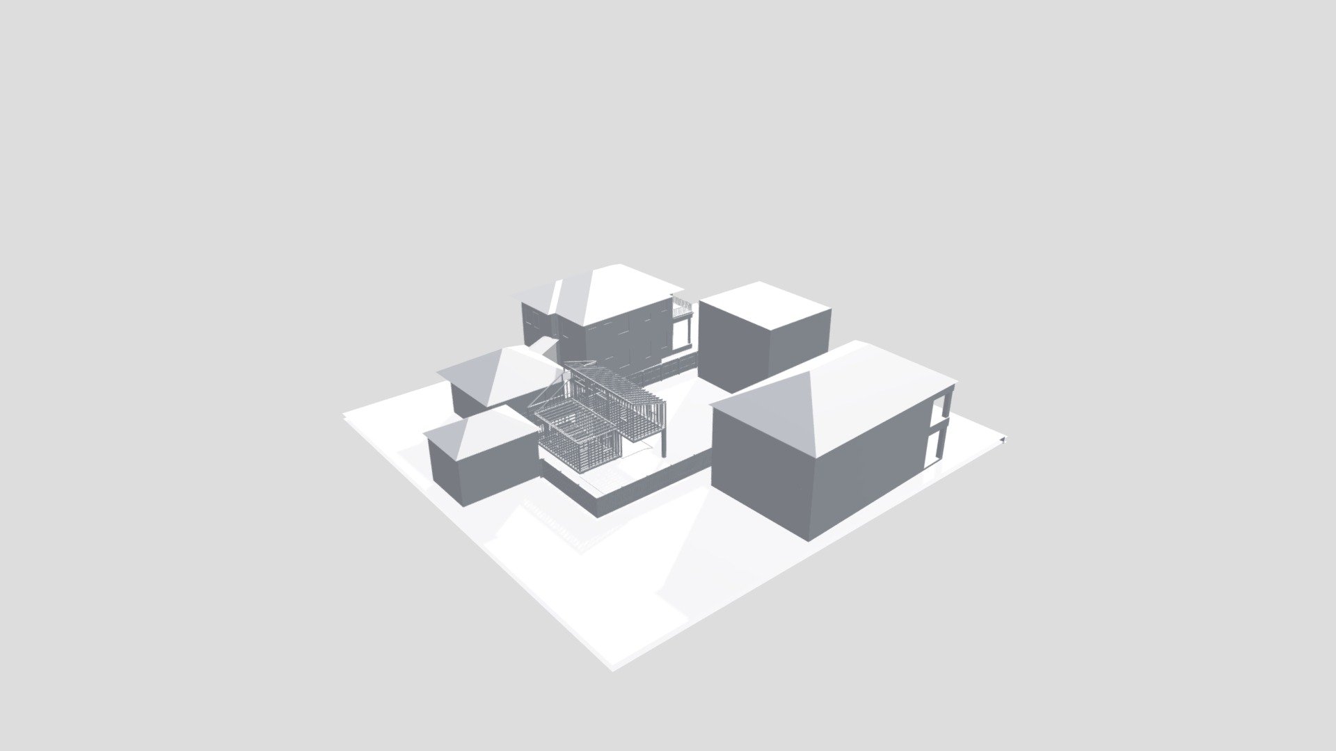 Sample House_AR_Frame Only - 3D model by brianyeeliu [5acbd34] - Sketchfab