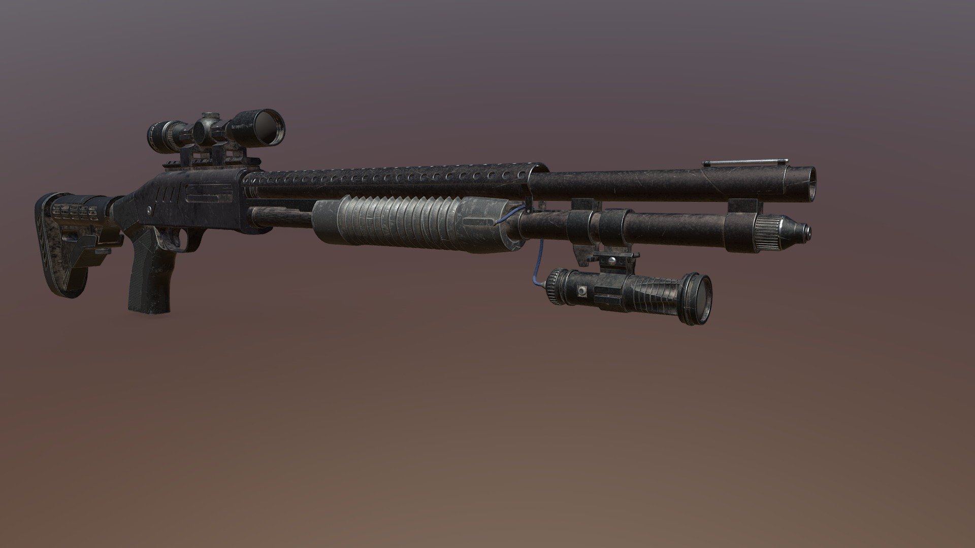 Mossberg 590 Tactical - 3D model by mrbysky [5acee33] - Sketchfab