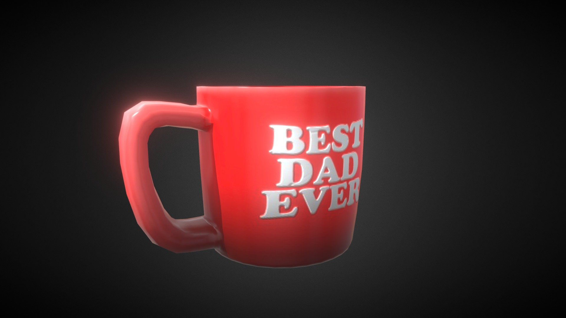 Best Dad Ever Cup ART104 - 3D model by cyanflake [5ad052e] - Sketchfab