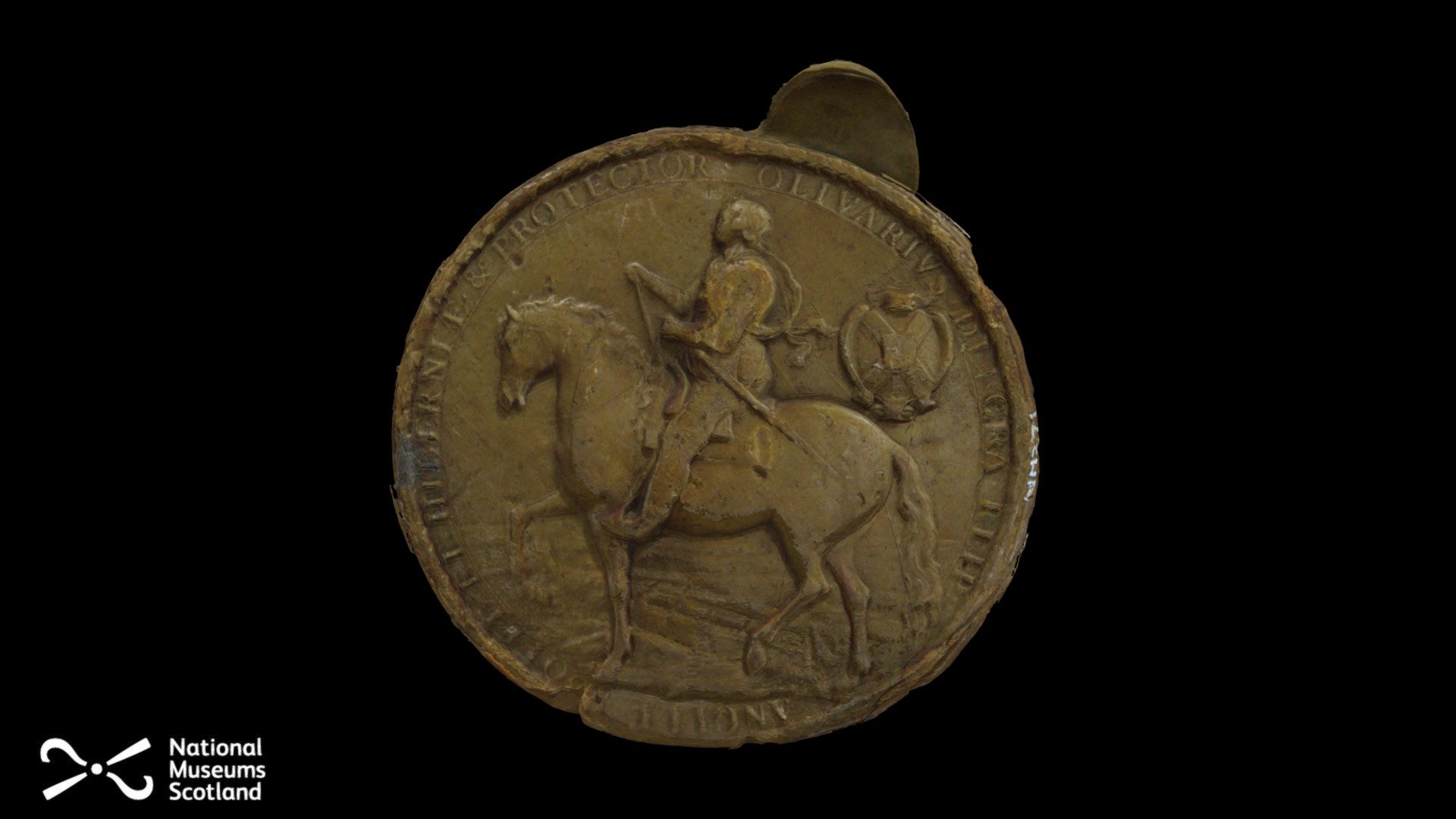 The Great Seal of Scotland, Cromwell, 1656 - 3D model by National ...