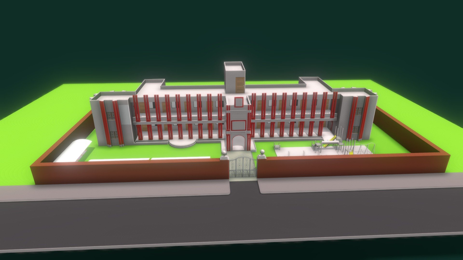 Low Poly School - Download Free 3D model by Rudrakotiya [5ad1ed5 ...