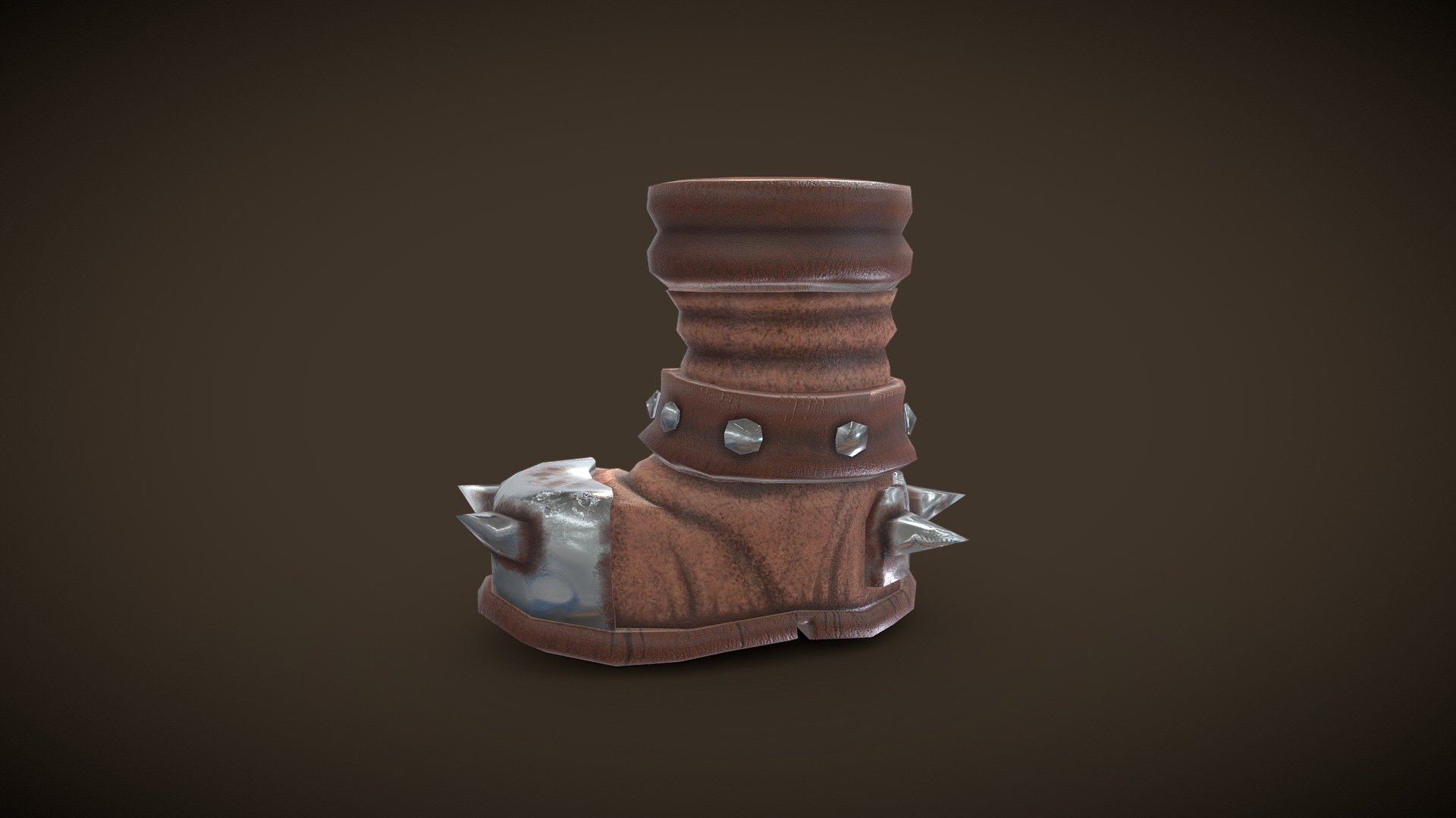 DANGEROUS BOOT - 3D model by dE$h (@desh) [5ad38d5] - Sketchfab