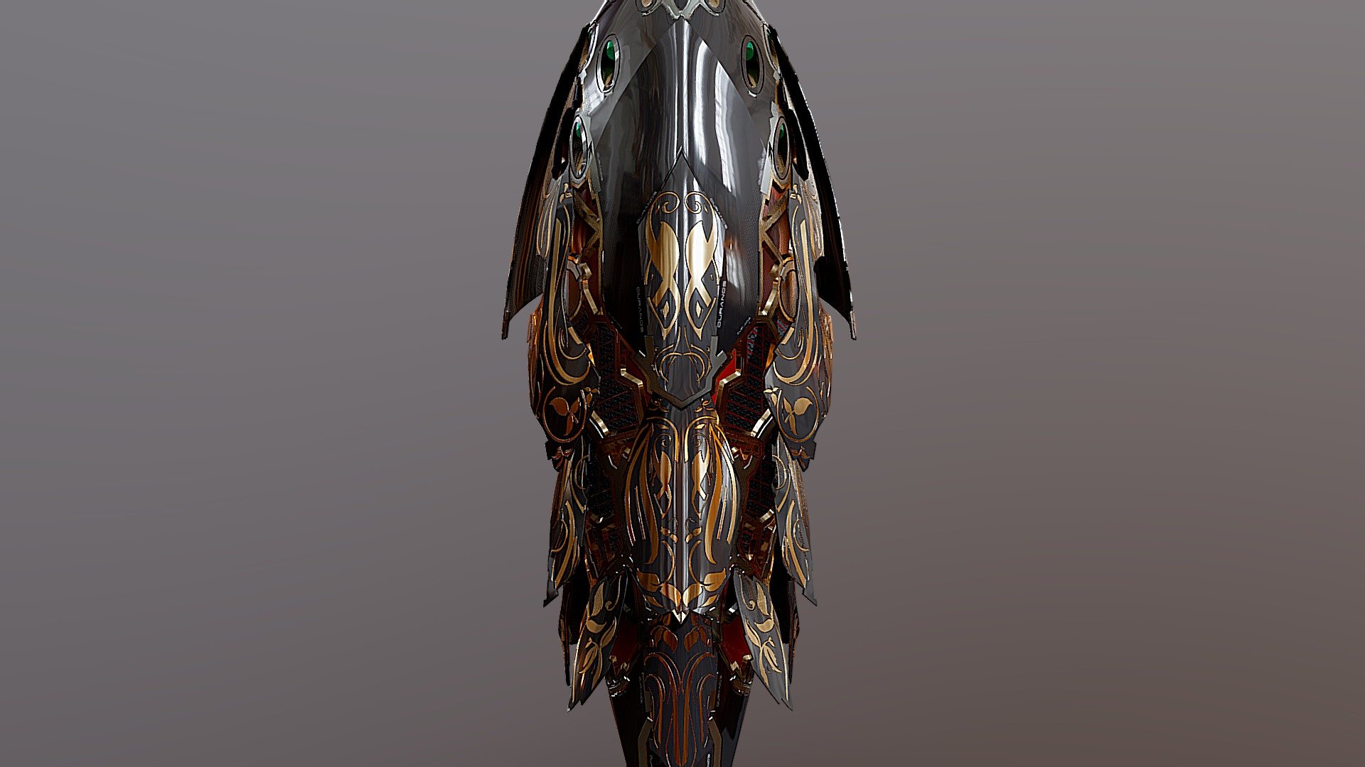 Procedural Hard Surface Modeling Test 13 002 3d Model By Asaito