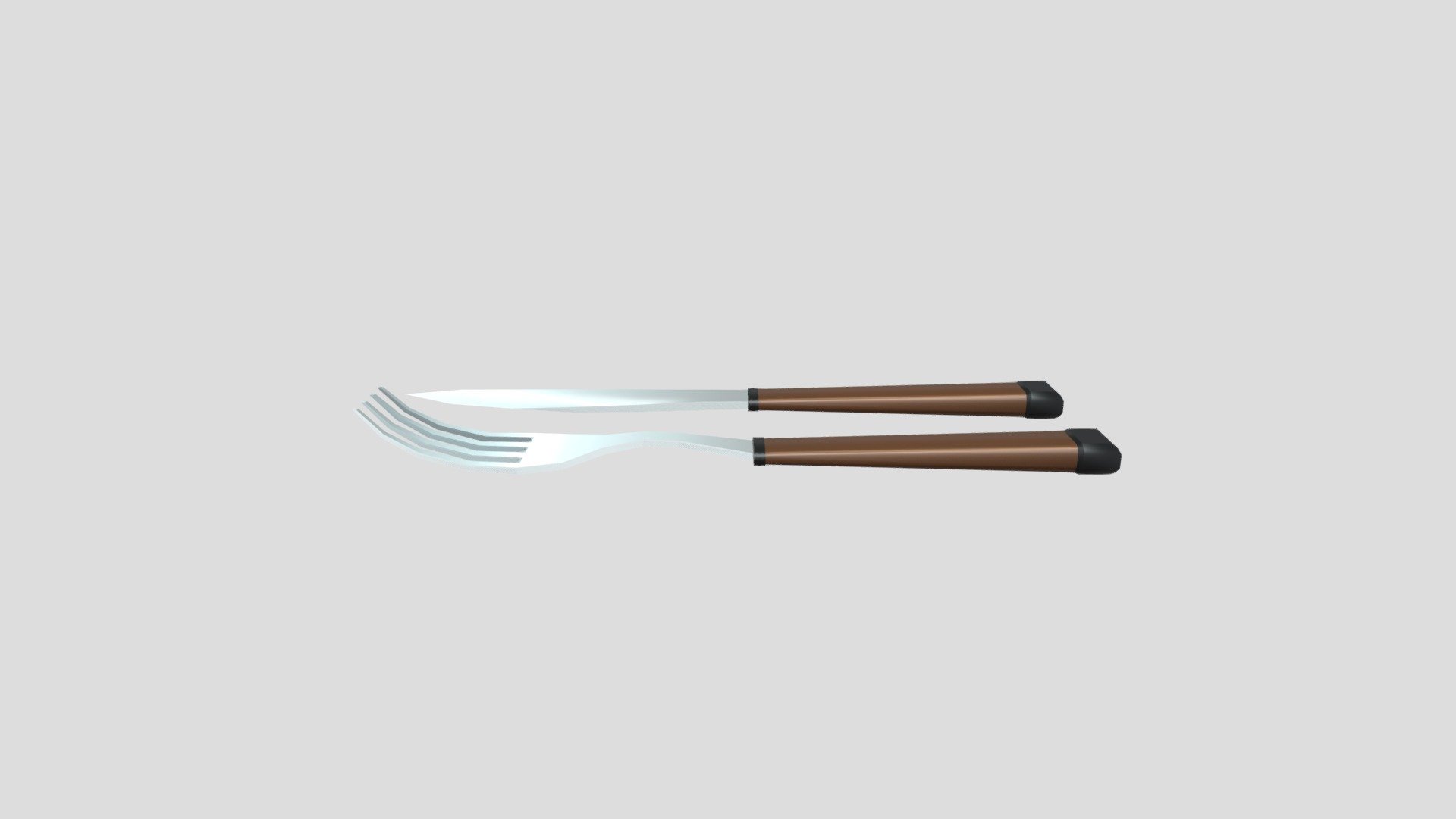 Knife&Fork - Download Free 3D model by 5498574 [5ada968] - Sketchfab