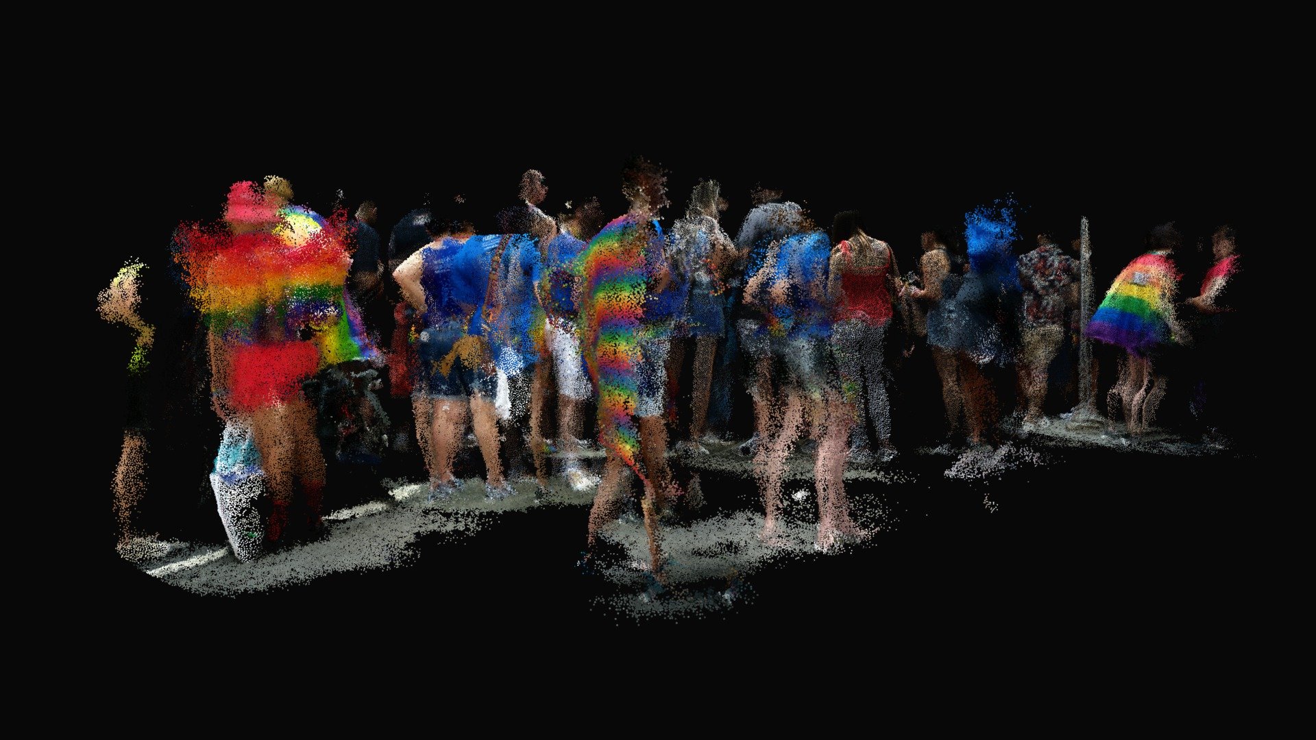 Pride Parade Crowd 2019 - 3D model by Michelle Hessel (@michhessel ...