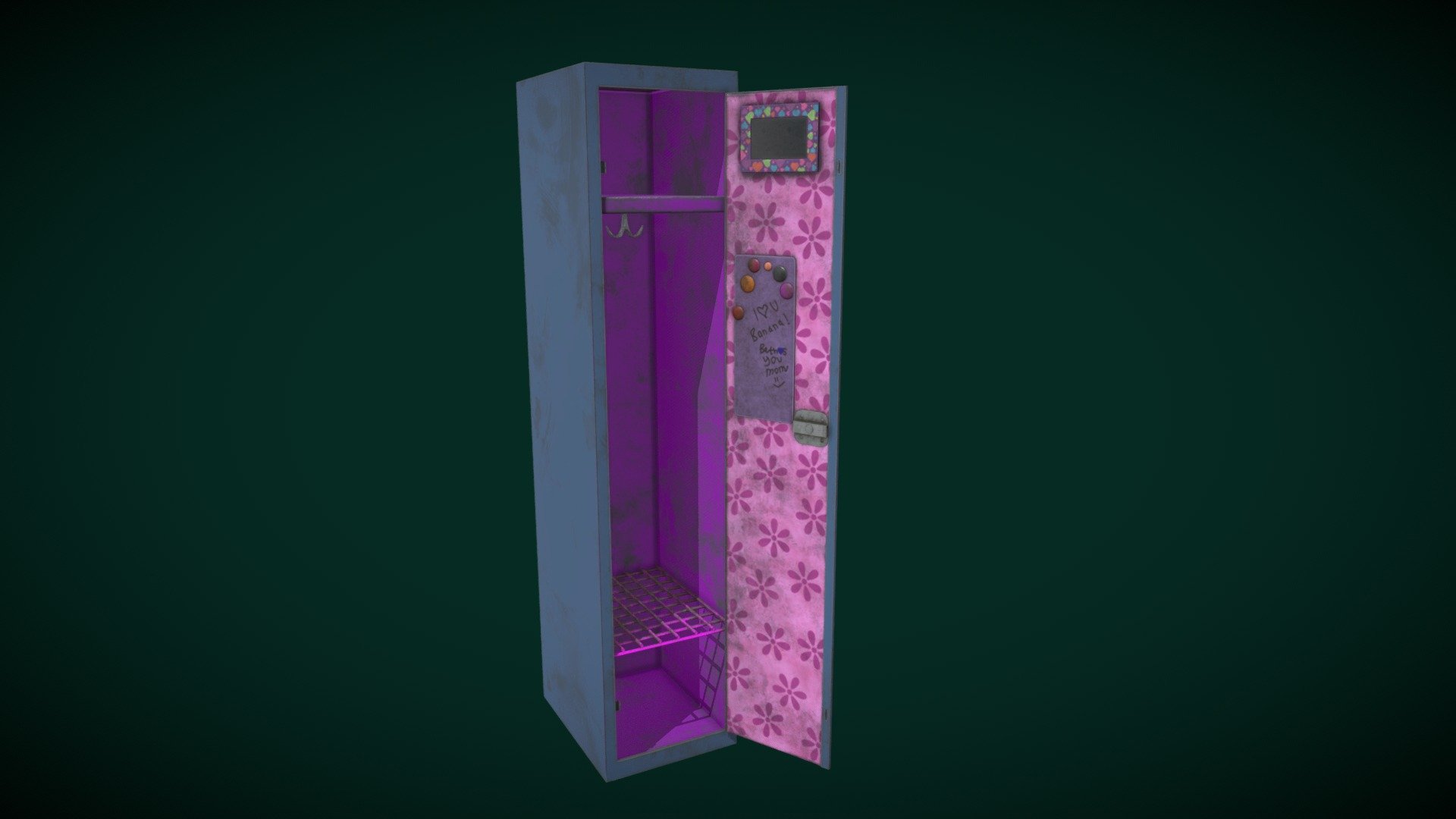 Scool_Locker_Low - 3D model by Bricha_Salvevi [5ae12eb] - Sketchfab
