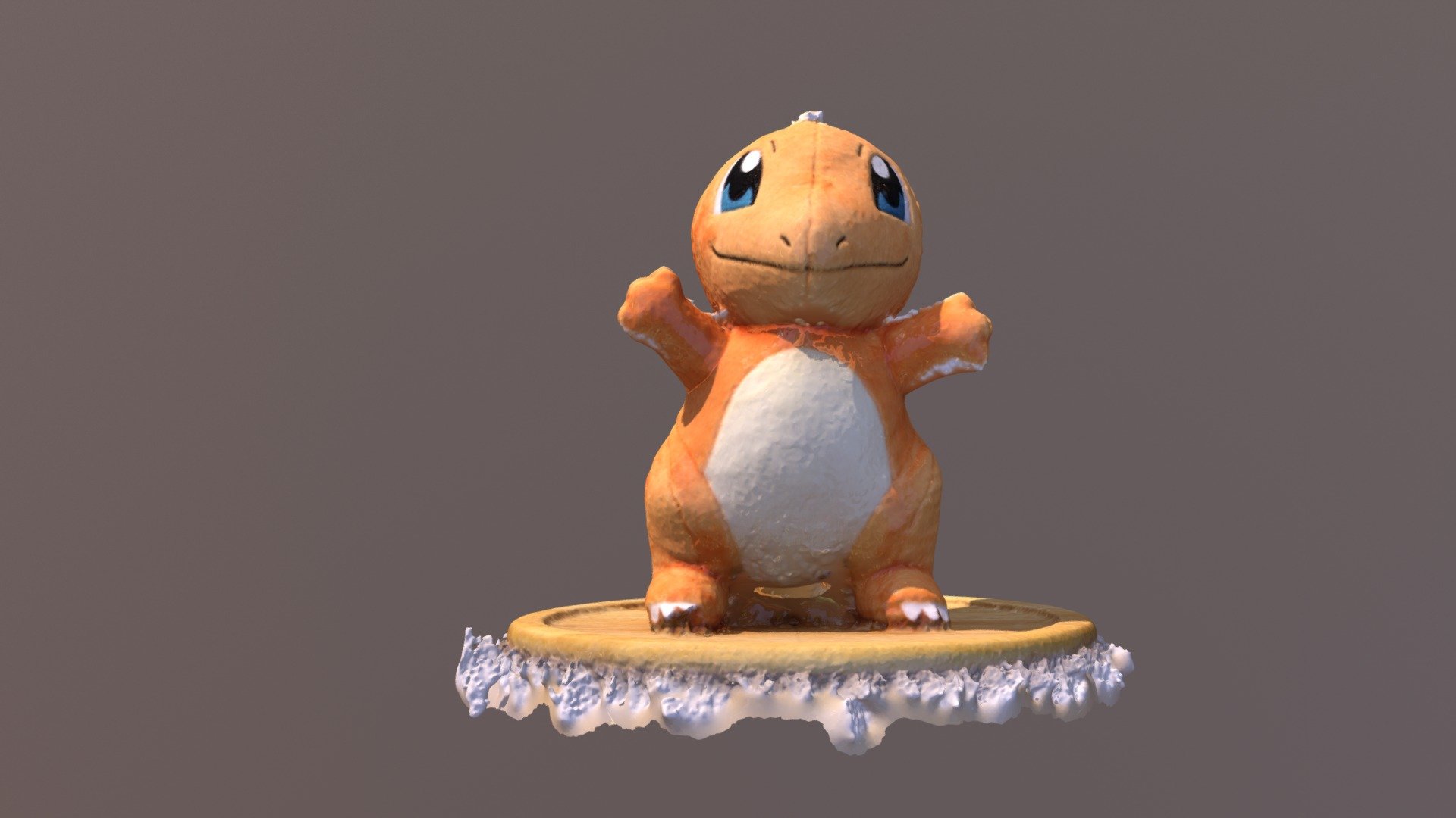 Hitokage 3D - 3D model by monthai [5ae1321] - Sketchfab