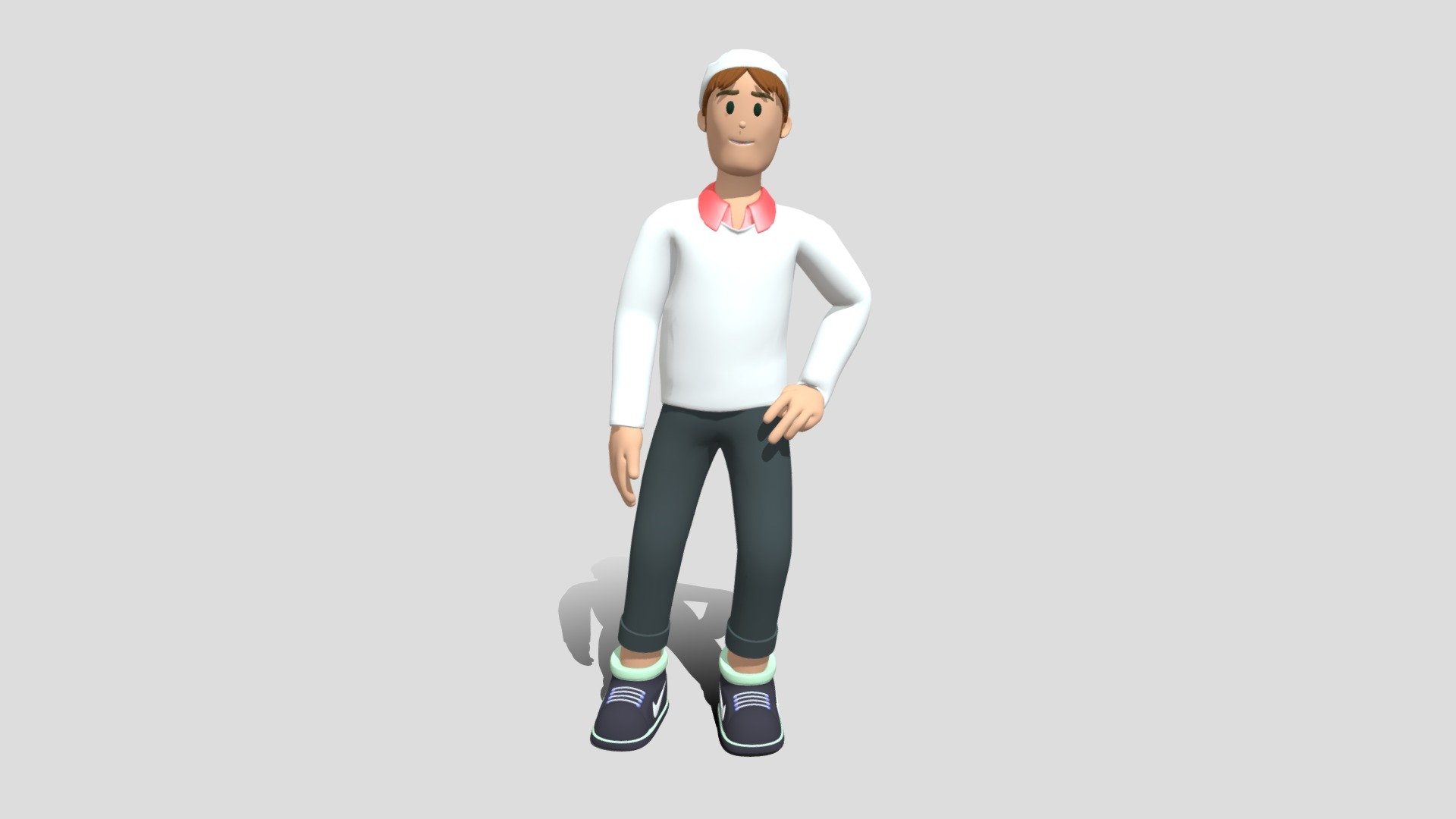 Male simple 3D model - 3D model by HeRoy [5ae153a] - Sketchfab