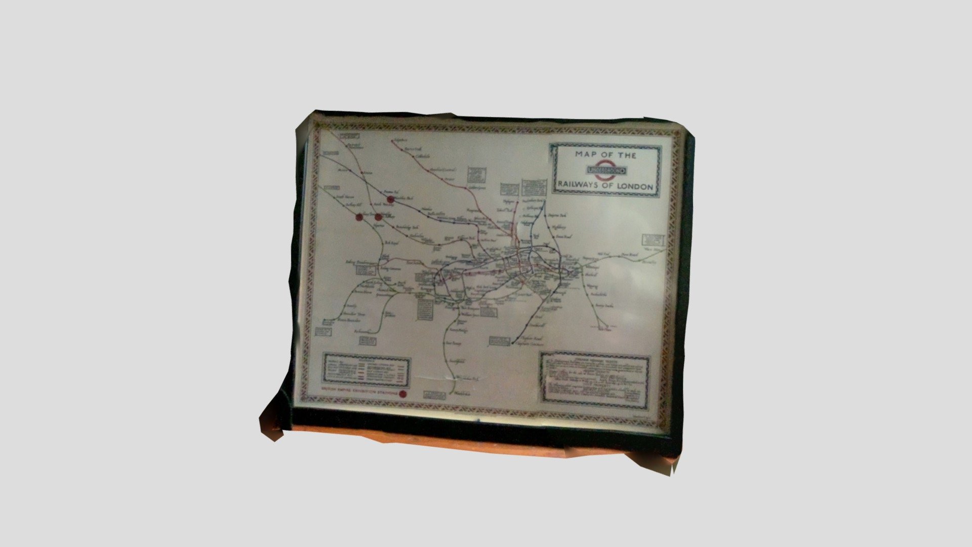 London Rail Map - Download Free 3D model by kama_tey [5ae1634] - Sketchfab