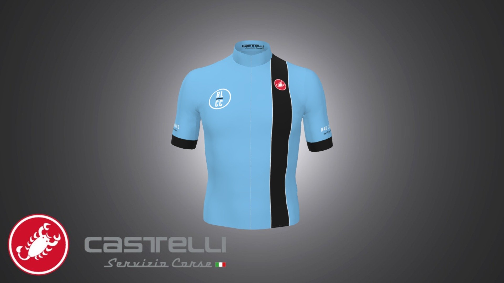 SC19148_BAD LODGERS_4300412 SQUADRA JERSEY BLUE - 3D model by Castelli ...