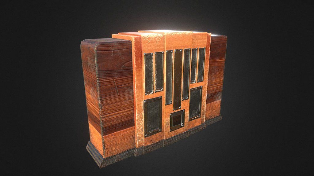 Rustic Radio Low Poly - 3D model by rafaelsalessi [5ae1967] - Sketchfab